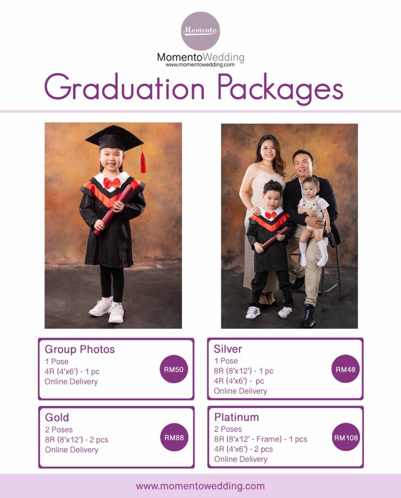 Kindergarten Graduation Package - MomentoWedding